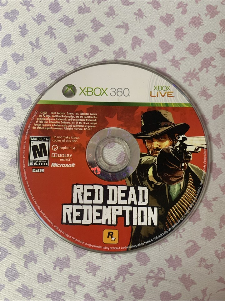 Red Dead Redemption (Microsoft Xbox 360, 2010) Disc Only Tested ...