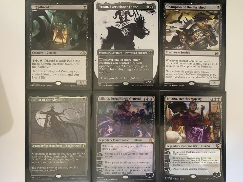 Magic The Gathering Zombie Commander Deck | eBay