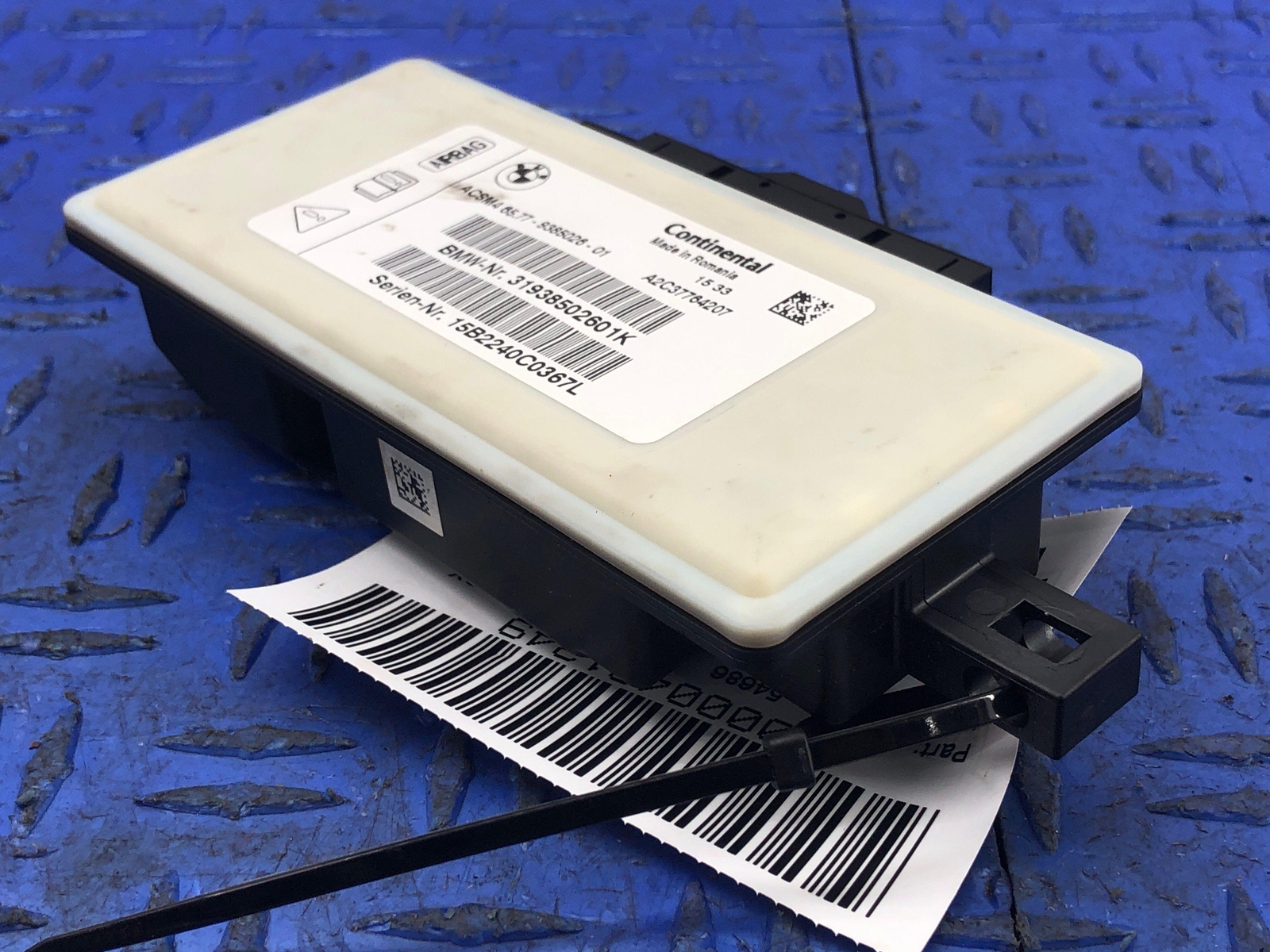 2014-2018 BMW 640I CRASH IMPACT AIR SRS BAG CONTROL MODULE *GOOD ...