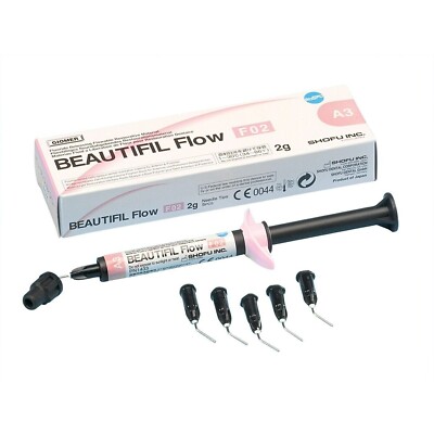 Shofu Beautifil Flow 2gm FO2 Dental Fluoride Flowable Composite All ...