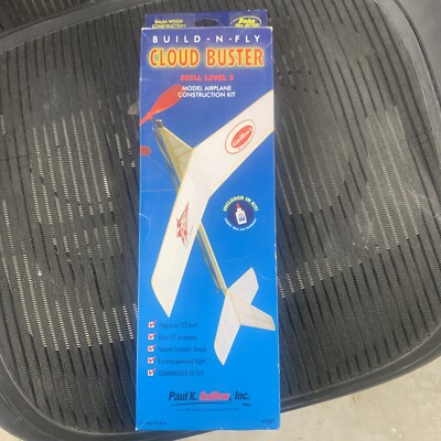 Guillow's Cloud Buster Build-N-Fly Balsa Wood Airplane Construction Kit ...