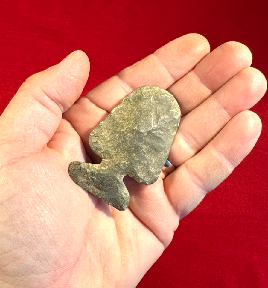 RARE 2.5" NATIVE AMERICAN INDIAN BLUNT STONE SCRAPER / FOUND PA | eBay