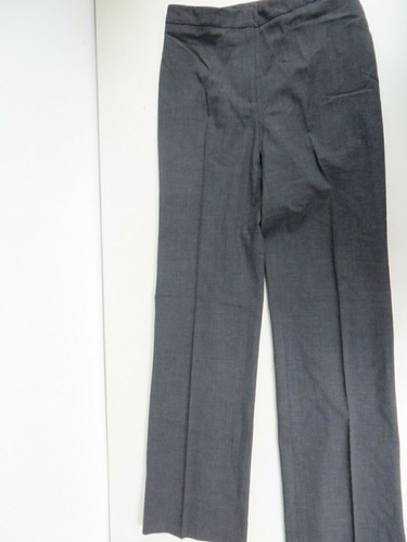 Classiques Entier Wool Stretch Straight Textured leg Gray Dress ...