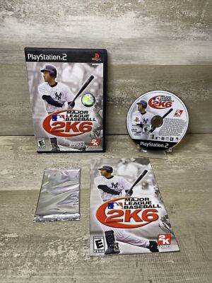 Major League Baseball 2K6 (Sony PlayStation 2, 2006) CIB W/ Trading ...
