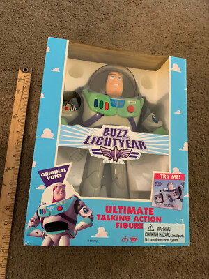 Toy Story Electronic Talking Buzz Lightyear Thinkway 1995 new factory ...