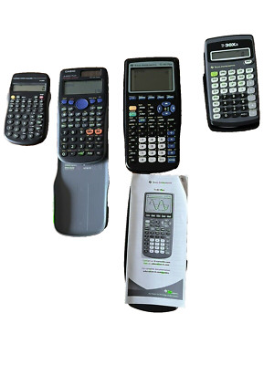 scientific calculators lot TI-83 Plus TI-30Xa Casio fx-300ES Texas ...