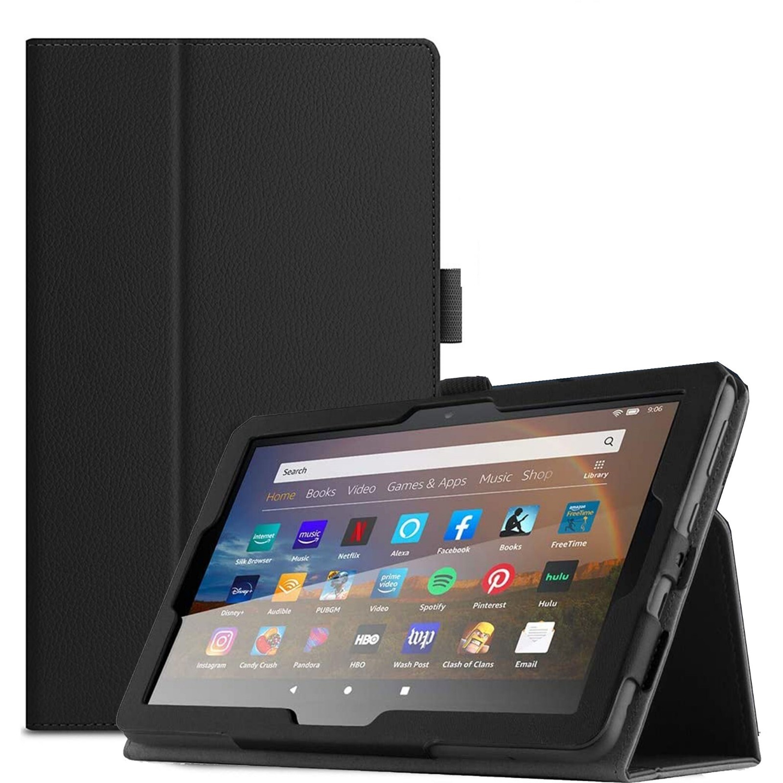 For Amazon Fire Max 11 HD 10 HD 8 7 inch Tablet Case Stand Cover Auto ...