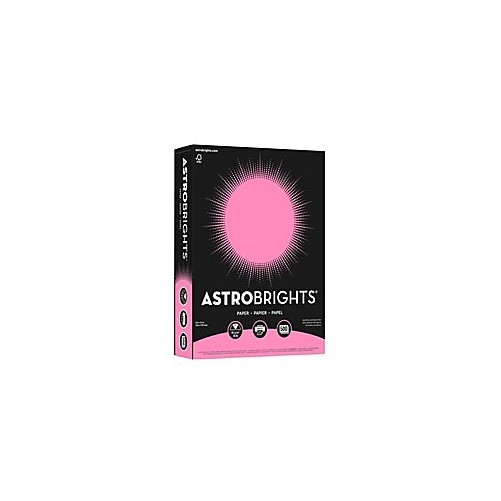 Astrobrights Copy Paper 8-1/2 X 11 Inches 24 LB Pulsar Pink 500 Sheets ...