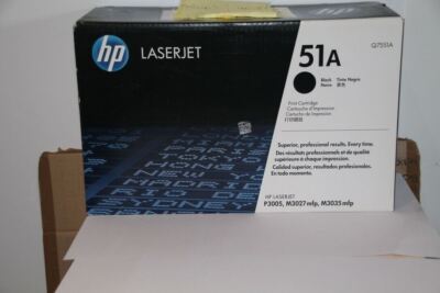 Genuine 51A Black Original LaserJet Toner Cartridge Q7551A | eBay Australia