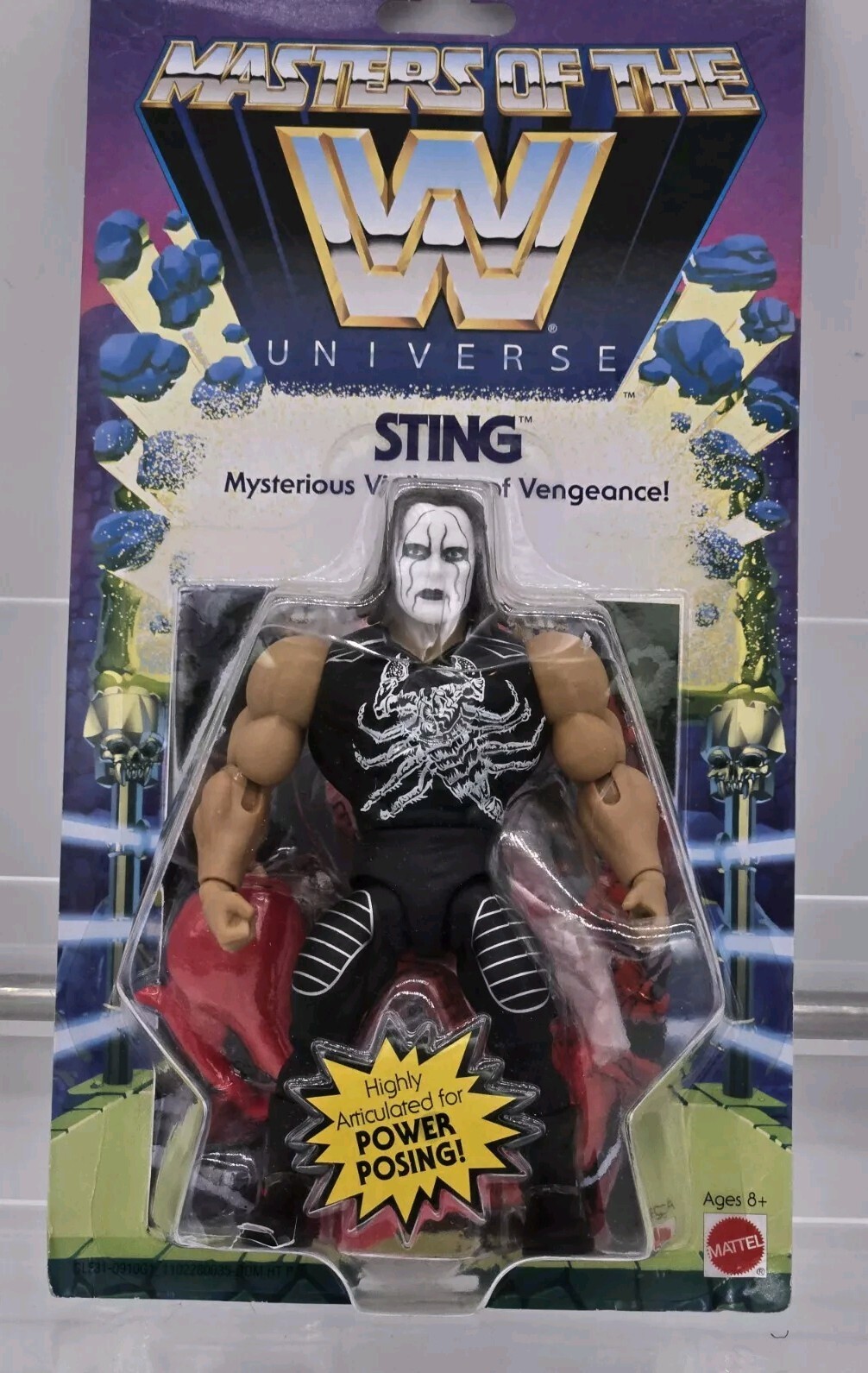 WWE Masters of The Universe Wave 1 Sting Action Figure MOTU 2019 Mattel ...