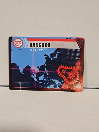 Pandemic Board Game Bangkok Thailand Location Card Replacement | eBay