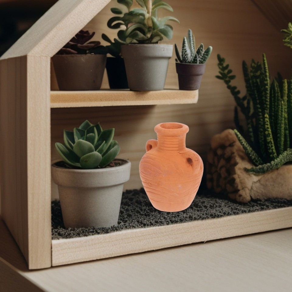 Miniature Terracotta Pot For Succulents Retro Style Tiny Flower Pot ...