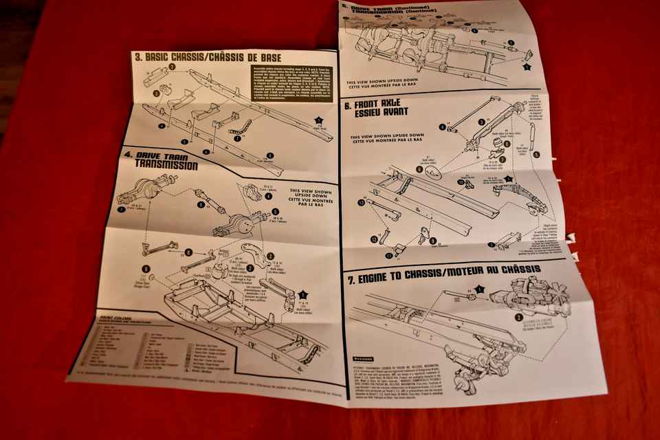 AMT Peterbilt 359 Cross Country Hauler Chassis Parts 1/25 | eBay
