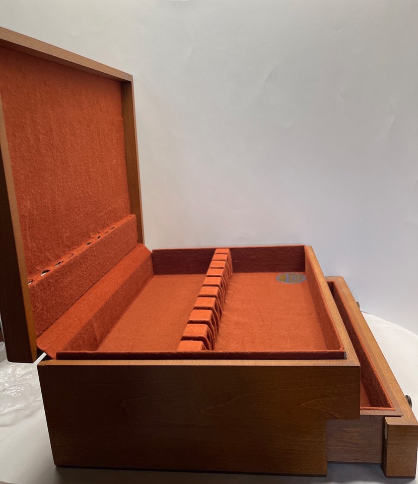 McGraw Wooden Flatware Silverware Storage Chest with Drawer Tarnish ...