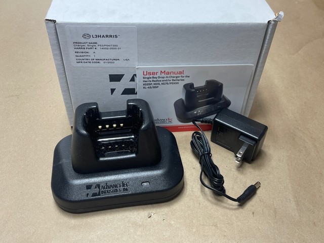 Harris XG-75P XG-15P XG-25P XL-45P XL-95P Single Bay Charger 14002-0500 ...