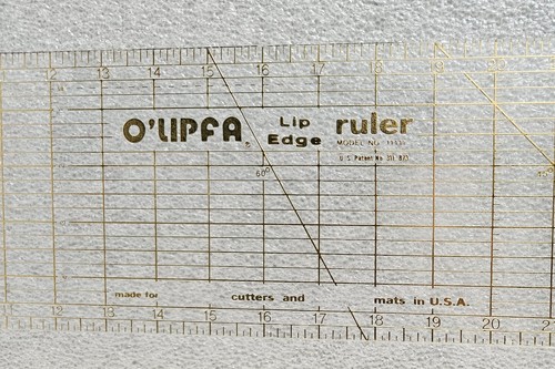 Dritz Nom080878 O'lipfa Lip Edge Ruler 5 X 24 for sale online | eBay