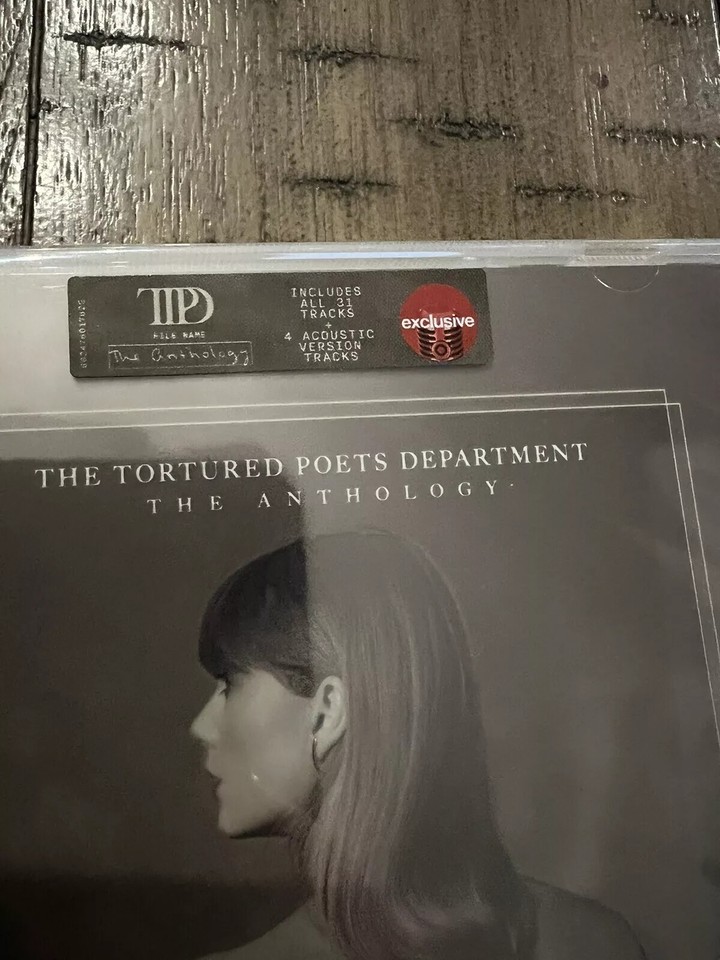 TAYLOR SWIFT THE TORTURED POETS DEPARTMENT ANTHOLOGY CD- TARGET EXCL ...