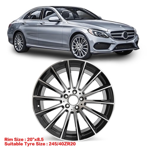 Front 20"x8.5 Multispoke AMG Style Rims Wheels For Mercedes Benz S500 ...