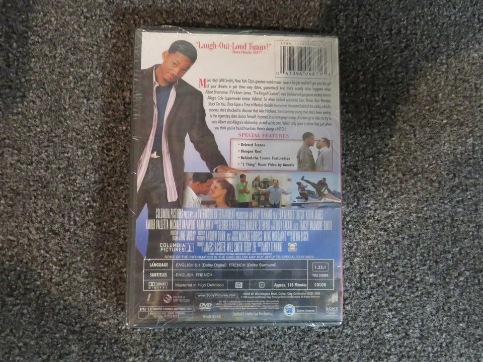 Hitch (DVD, 2005, Full Frame) Will Smith 43396112353| eBay