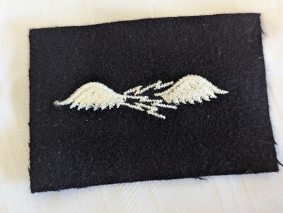 WWII US Coast Guard Radioman embroidered patch 3" blue wool | eBay
