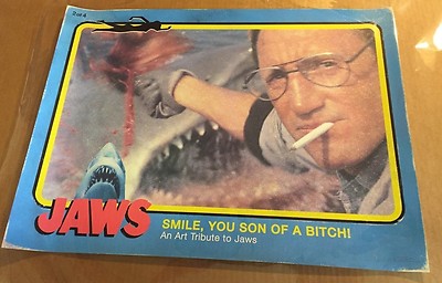 "JAWS: The Lost Trading Card Set Craig Drake LE fine art screen prints ...