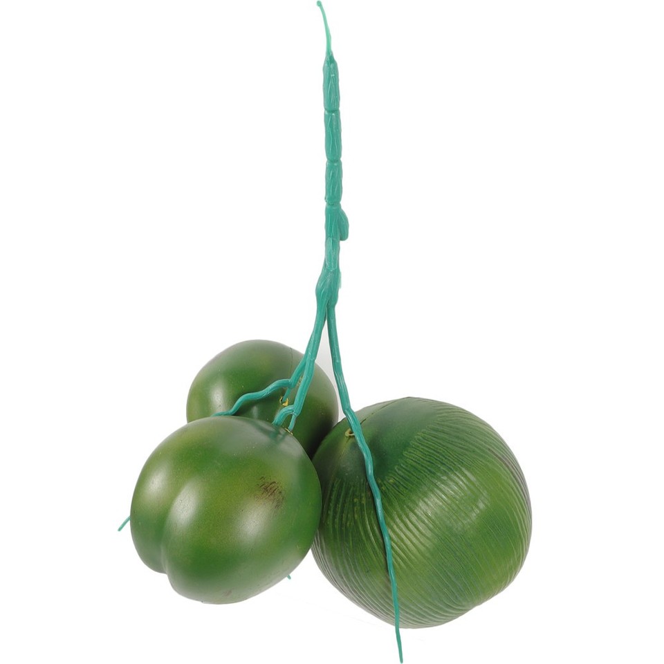 1 String Fake Coconuts Branch Simulation Coconut Decor Fake Fruit ...