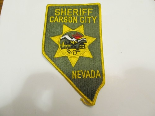 Nevada Carson City Sheriff Patch Old | eBay