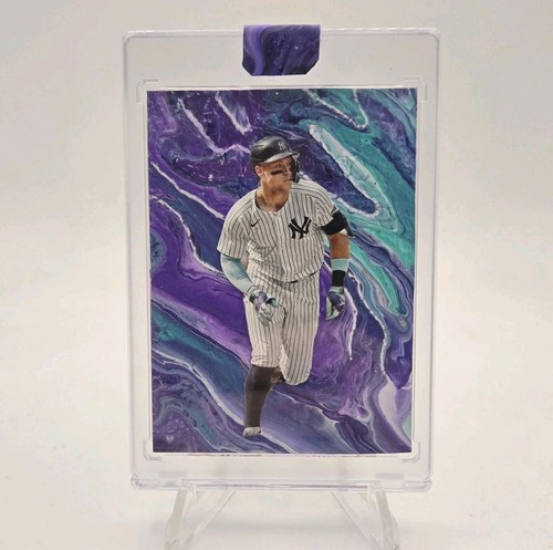 Aaron Judge 1/1 Custom Paint Pour Original Art By Keith Kelley 2025 ...