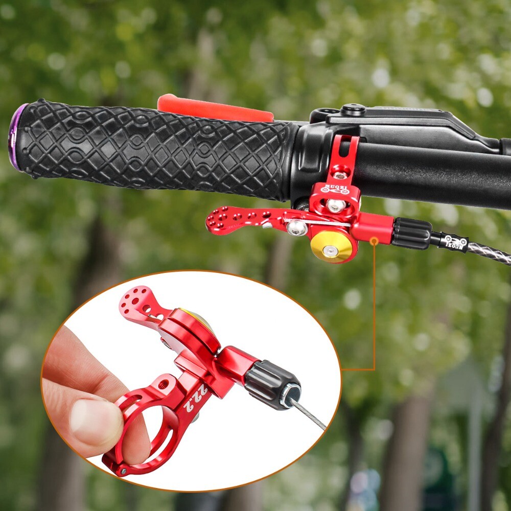 MTB Dropper Seat Post Lever 22.2mm/24mm Bicycle Seatpost Remote ...