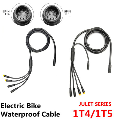 Electric Bicycle E-bike Integration Cable Waterproof 1T5/1T4 For KT ...