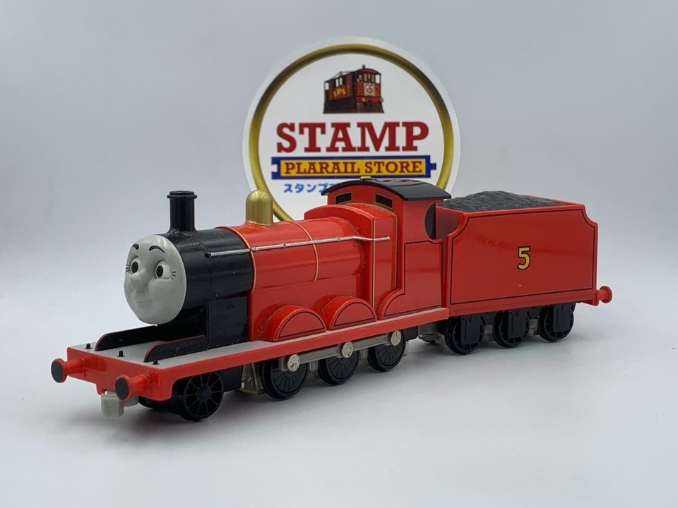 Tomy Trackmaster Plarail Diapet James the Red Engine | eBay