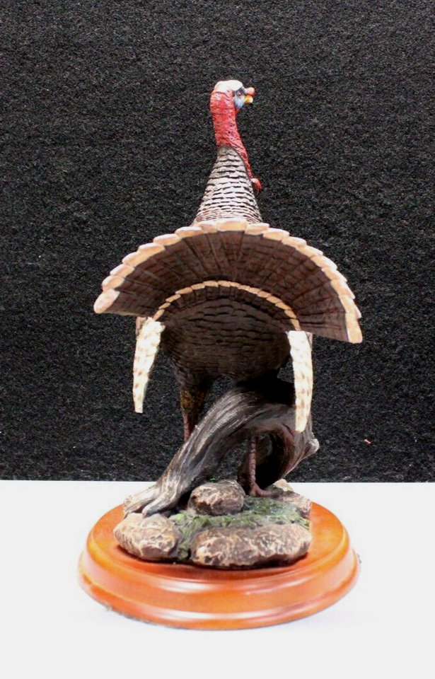 VINTAGE National Wild Turkey Federation Turkey Resin Statue (SET OF 2 ...