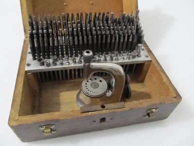 Vintage Correcta Watchmaker Staking Tool Set - 172 Punches & 29 Stumps ...