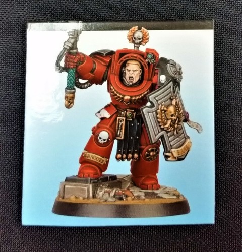 40K Space Marine Blood Angels Terminator Hammer Sergeant Victorno ...