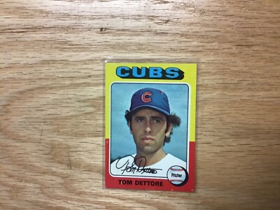 1975 Topps Baseball Tom Dettore Chicago Cubs Card #469 | eBay