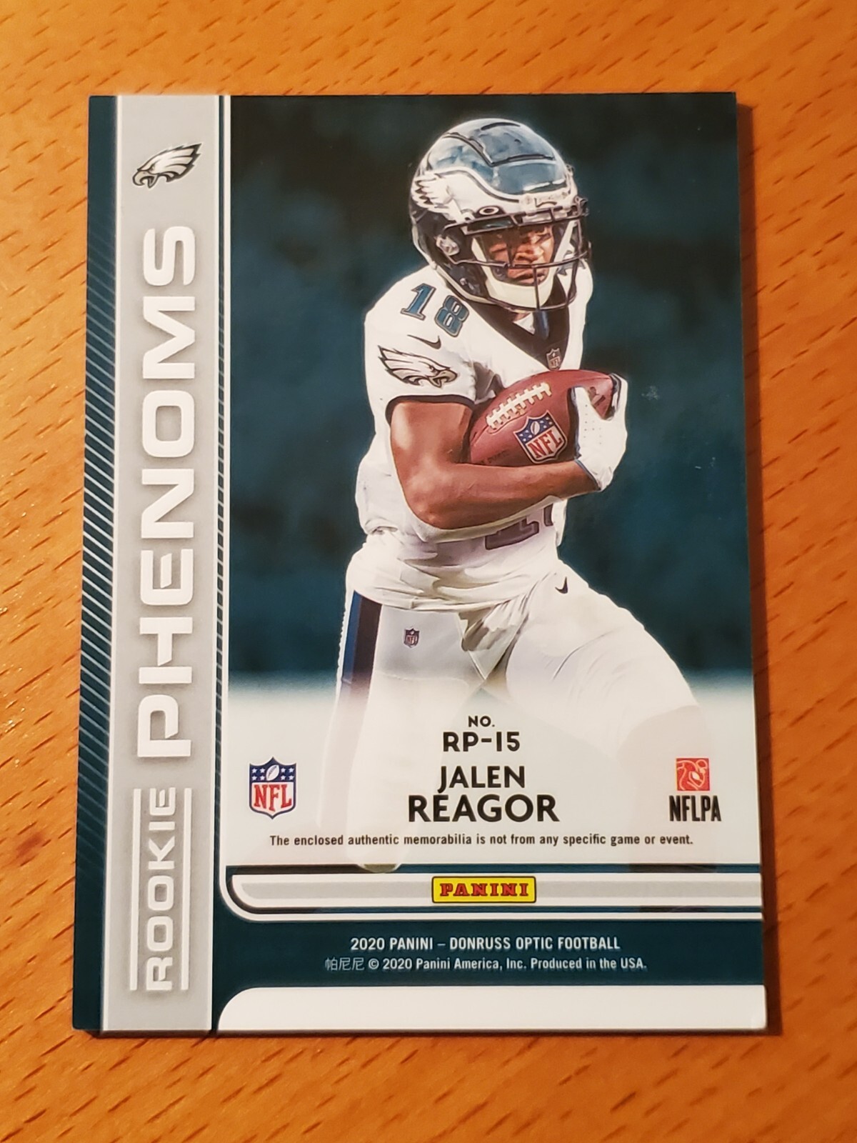 2020 Donruss Optic Rookie Phenoms Jerseys Blue Hyper Jalen Reagor ...