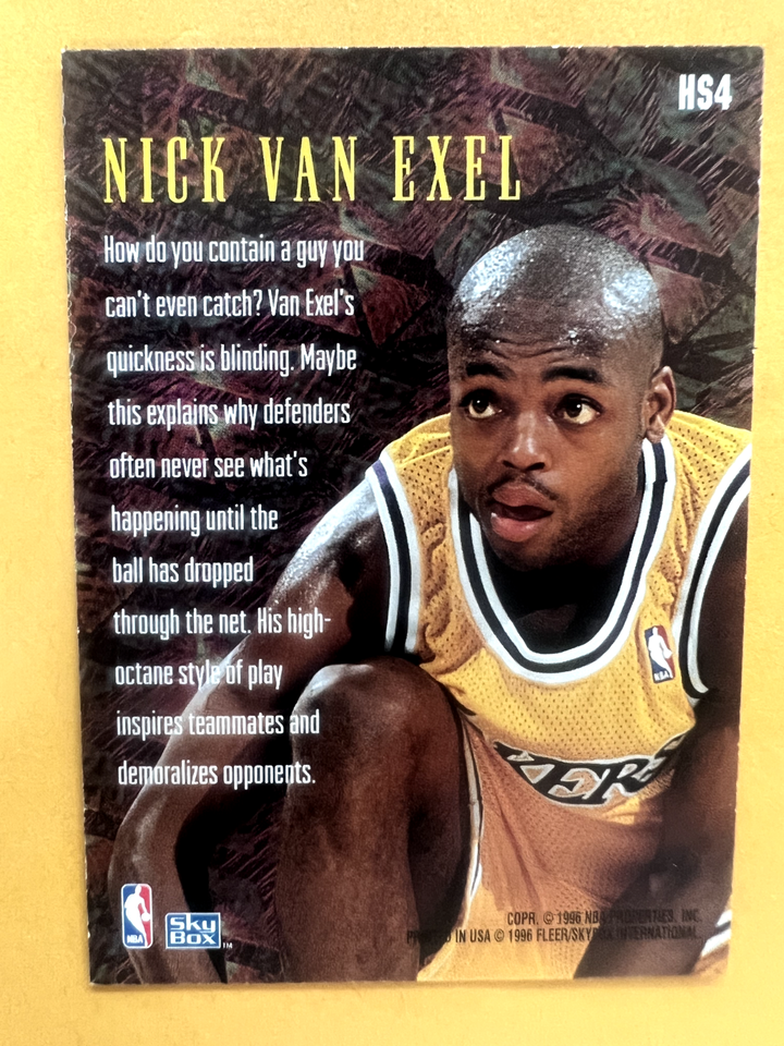 Nick Van Exel 1995 SkyBox Premium Hot Sparks #HS4 Basketball Card | eBay