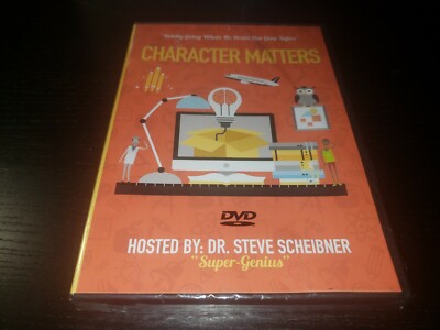 Character Matters DVD New Dr. Steve Scheibner Boldy Go Where No Brain ...