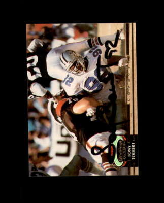Tony Tolbert Hand Signed 1992 Topps Stadium Club Dallas Cowboys ...