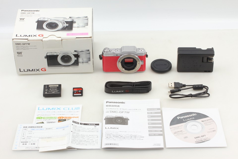 [Near MINT+] Panasonic LUMIX DMC-GF7 Body 16.0 MP Mirrorless Camera ...