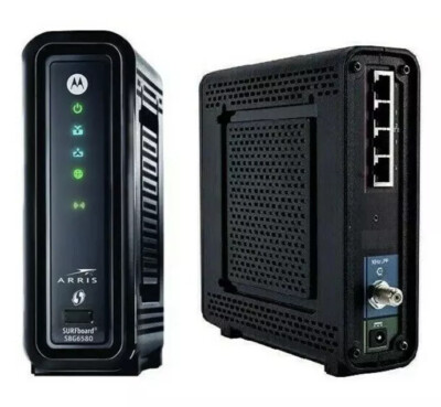 ARRIS SURFboard SBG6580 DOCSIS 3.0 Cable Modem and Wi-Fi Router | eBay
