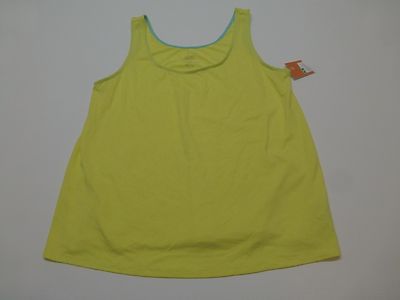 Shirt Gilligan & O Malley Womens Size Medium Thin Yellow Sleep Tank Top ...