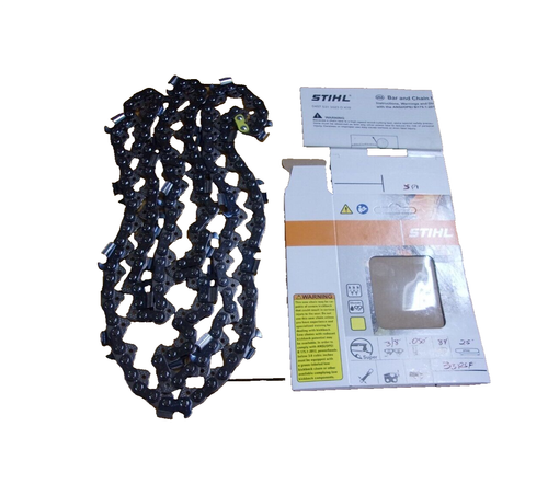 Stihl 25" Full Chisel "Skip Tooth" Chain OEM 3/8" .050" 84 DL 33RSF #GM ...