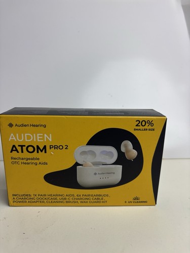 Audien ATOM PRO 2 Wireless Rechargeable OTC Hearing Aid | eBay