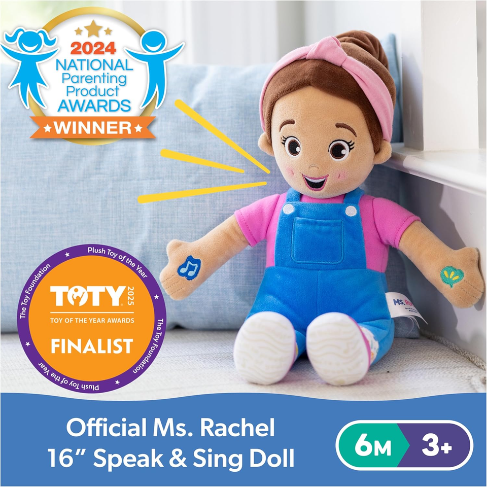 MS RACHEL Interactive Speak & Sing Doll, 6 Months+, Electronic Learning ...