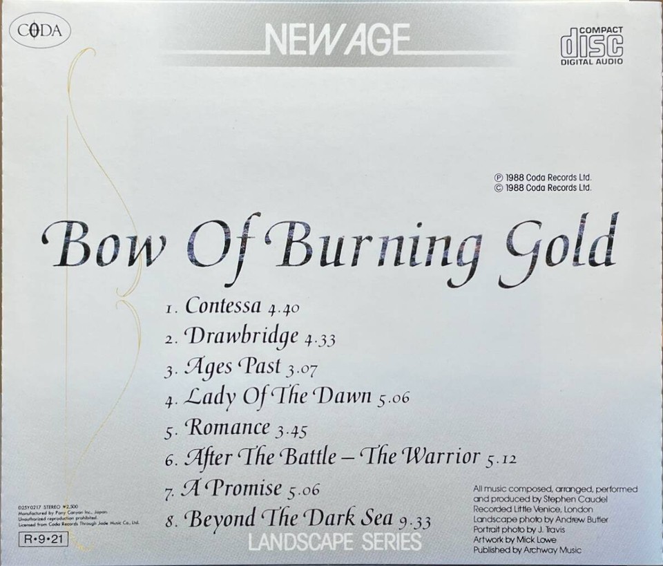 (C21H) New Age Discontinued/Steven Cordell/Stephen Caudel/Golden Bow ...