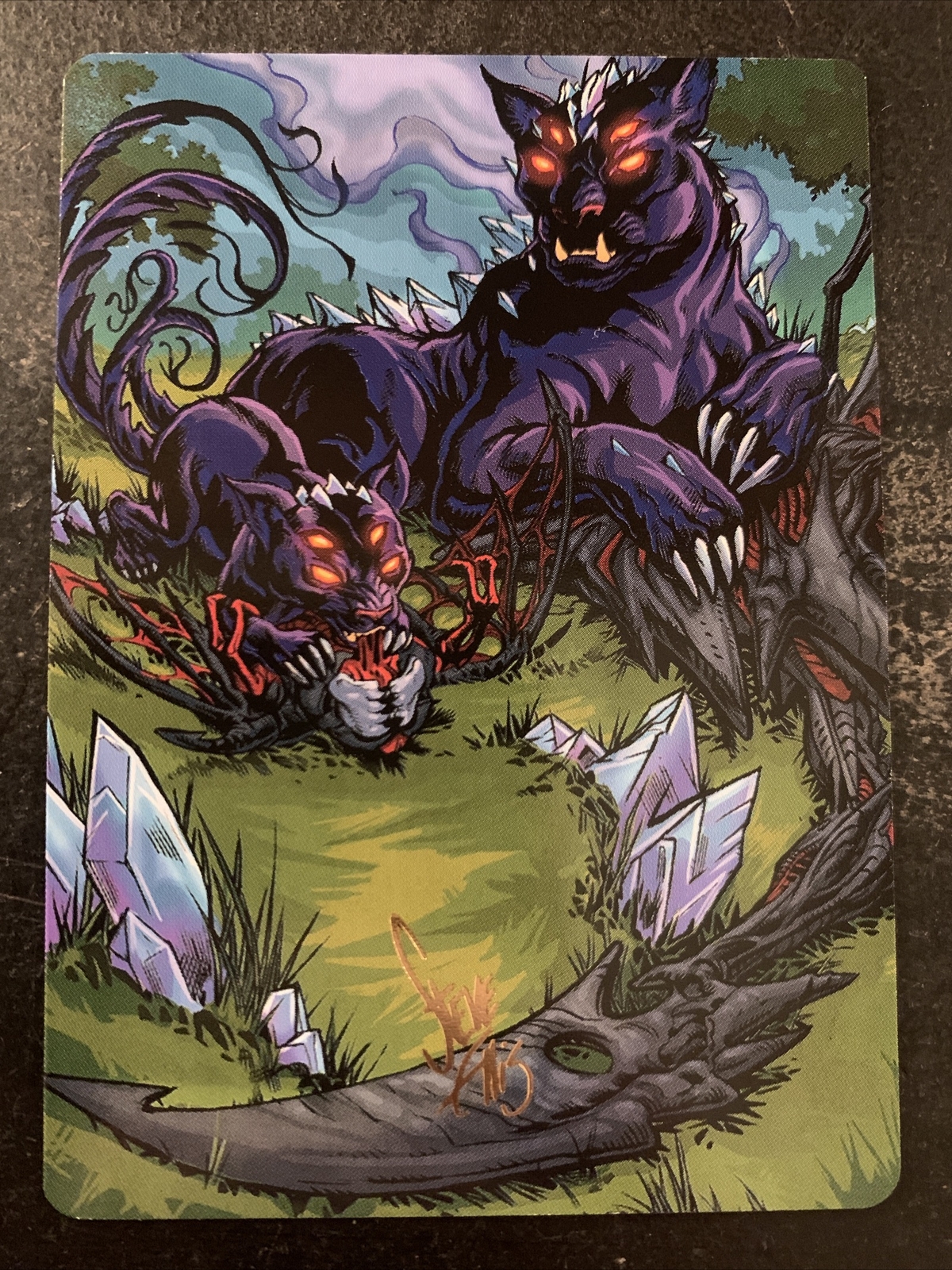 Lurrus of the Dream Den Art Series - Magic The Gathering / MTG #81 Gold ...