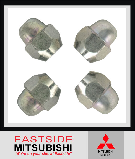 Genuine Mitsubishi Sliver Wheel Nuts X 4 Suit La Mirage Hatch 3880A008 ...