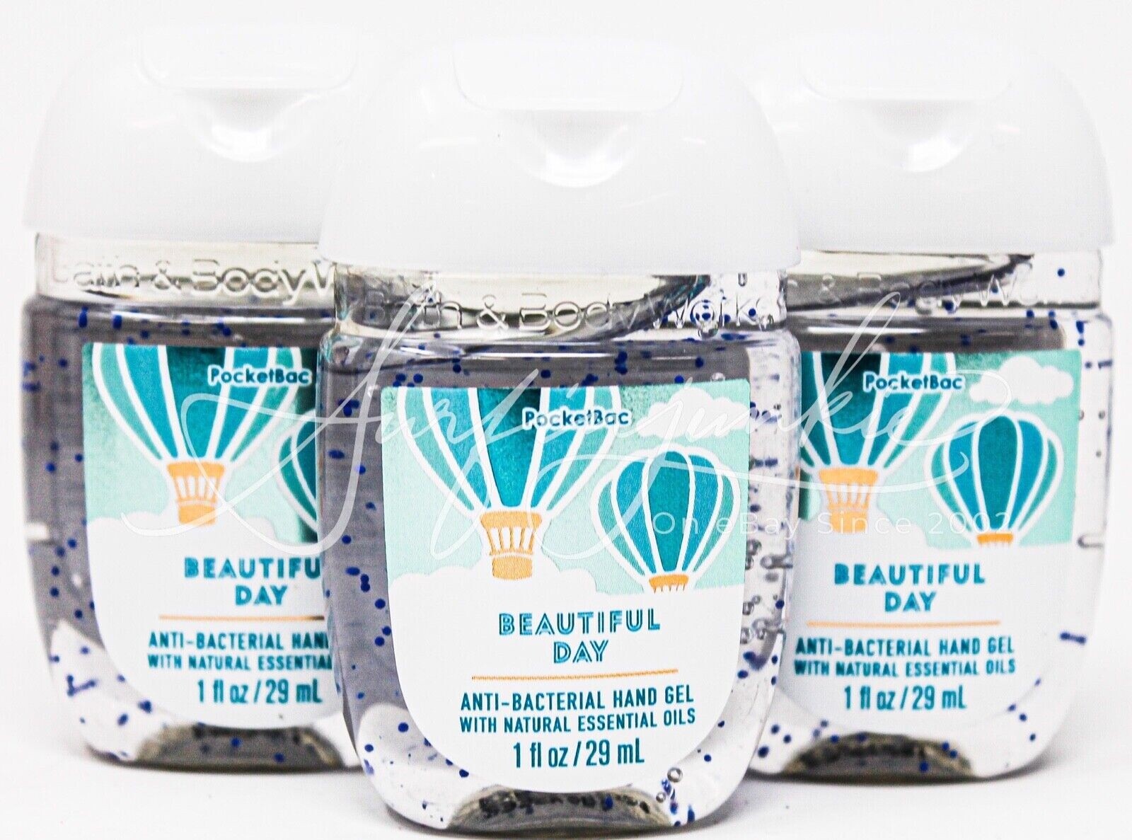 x3 Bath Body Works Pocketbac Hand Sanitizer Anti Bac Gel Beautiful Day ...