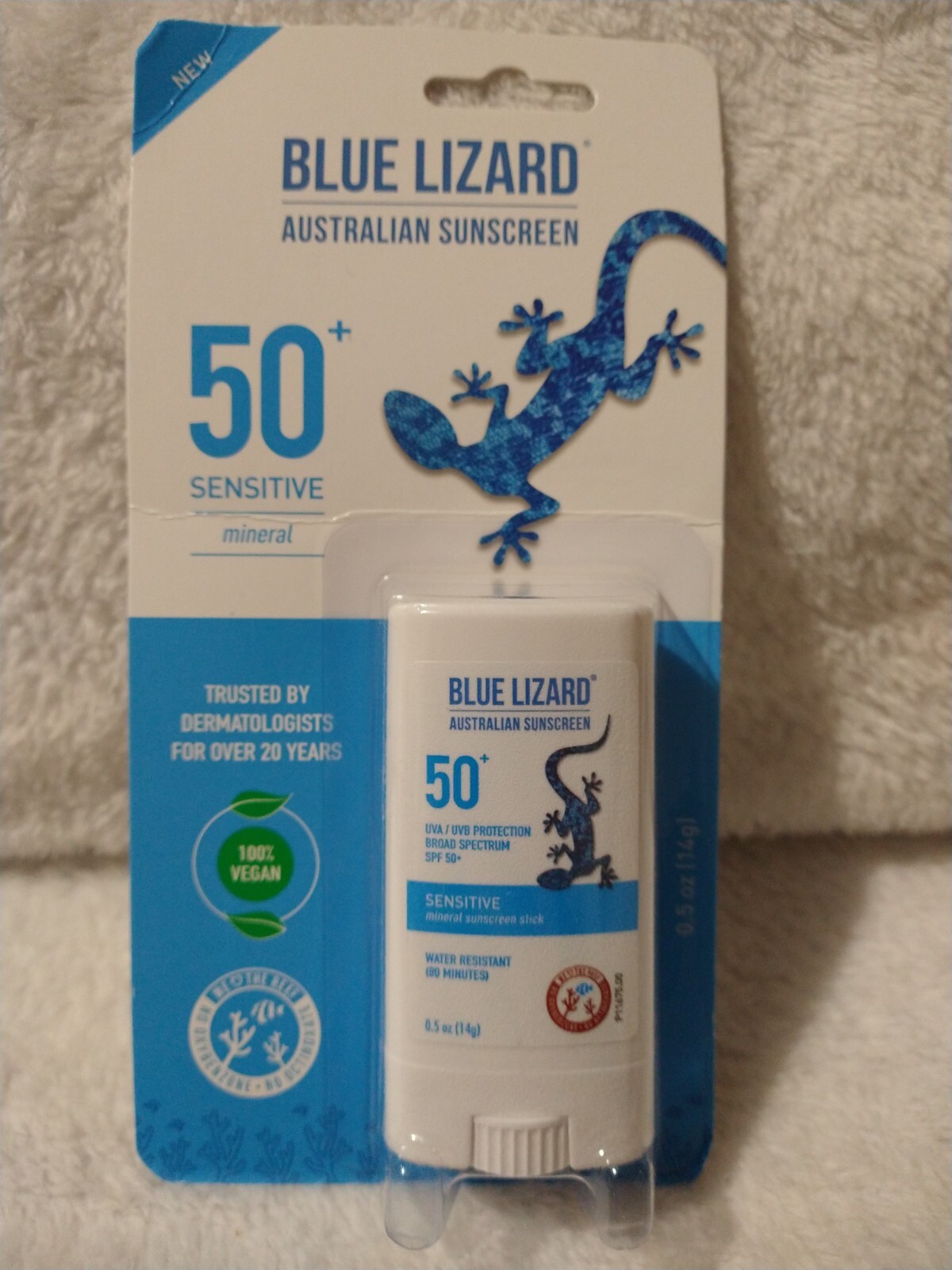 Blue Lizard Australian Mineral Sunscreen Stick 50+ SPF 0.5 Oz New | eBay